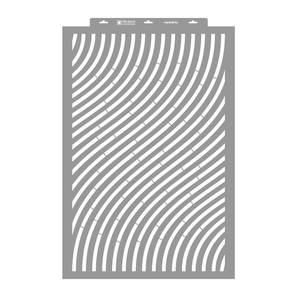 Tóth Margit Áramlás stencil - Festő - 59x89 cm ultra